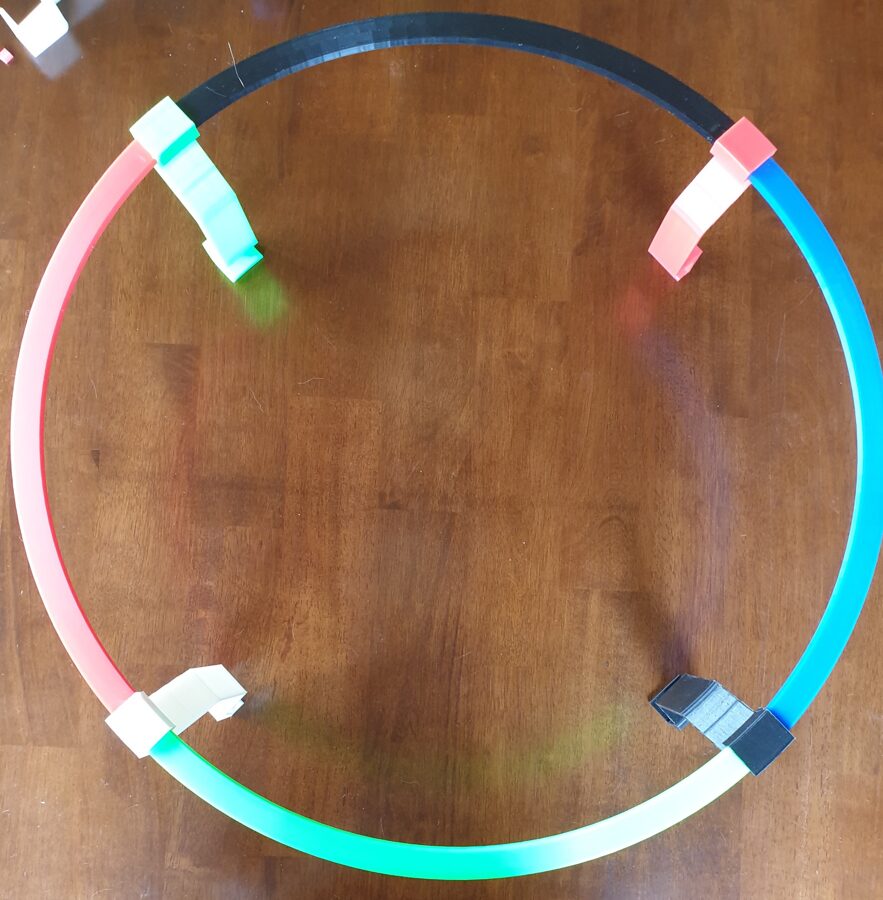 Granboard 132 LED Ring White klein für EDart. TOP AUSLEUCHTUNG. Mit ...